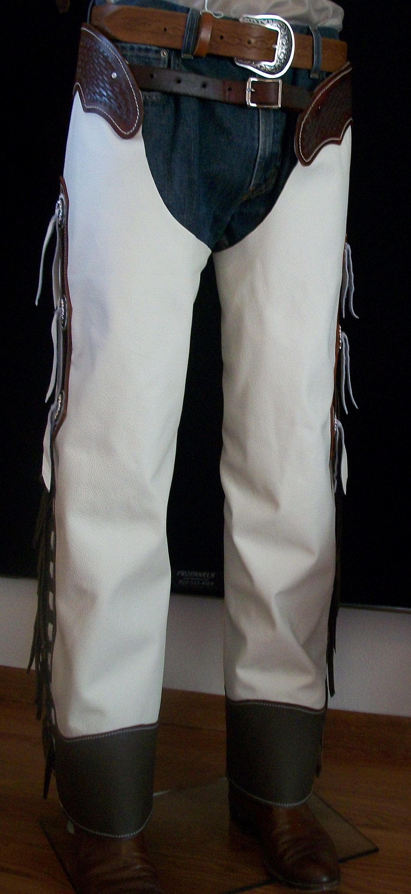 Custom Made Leather Shotgun Chaps/ New/r Bar K - Etsy