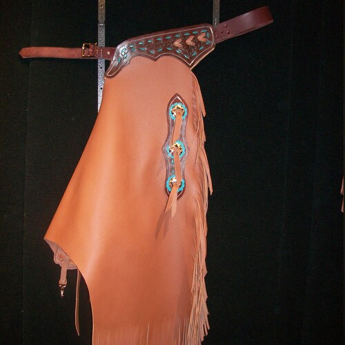 Custom Made Leather Chinks/new Chaps/r Bar K - Etsy