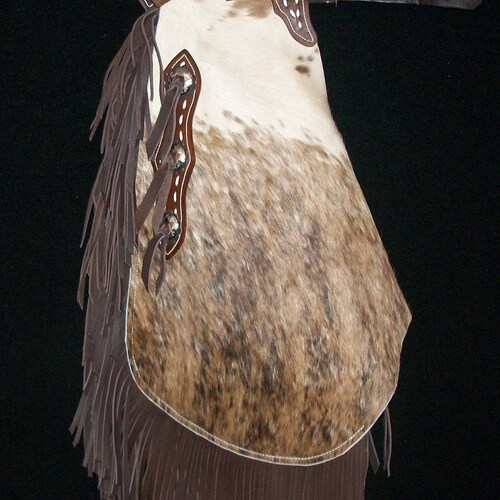 Custom Made Leather Chinks/new Chaps/ Exotic Hair on Hide/r - Etsy