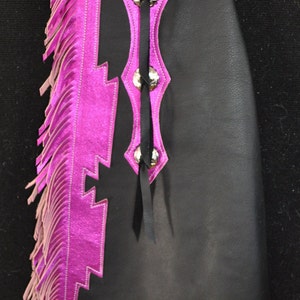 Custom Made Kid's Bronc/bull Riding Chaps/ New/ Custom Leather/ Rodeo ...