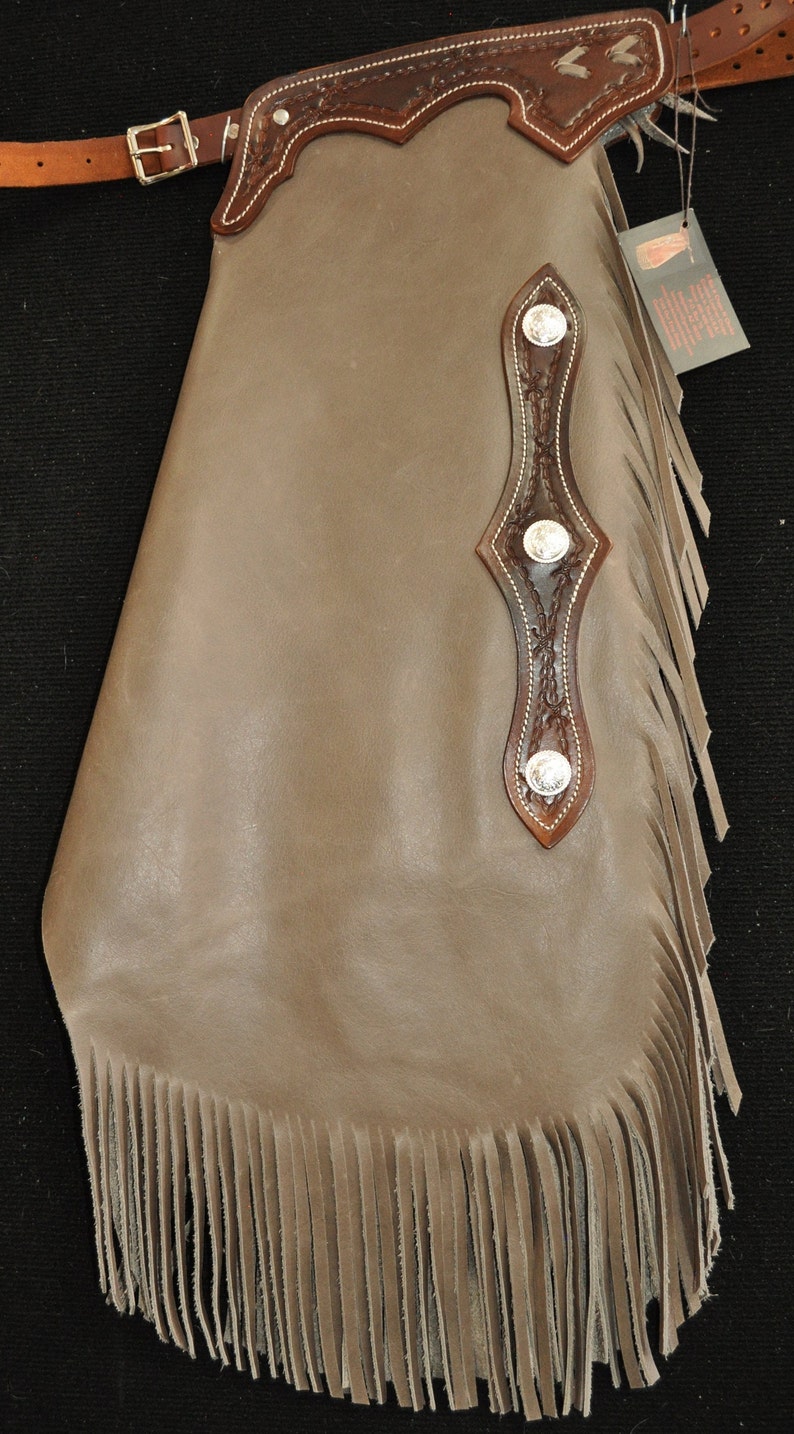 Custom Made Leather Chinks/new Chaps/ Distressed/r Bar K - Etsy