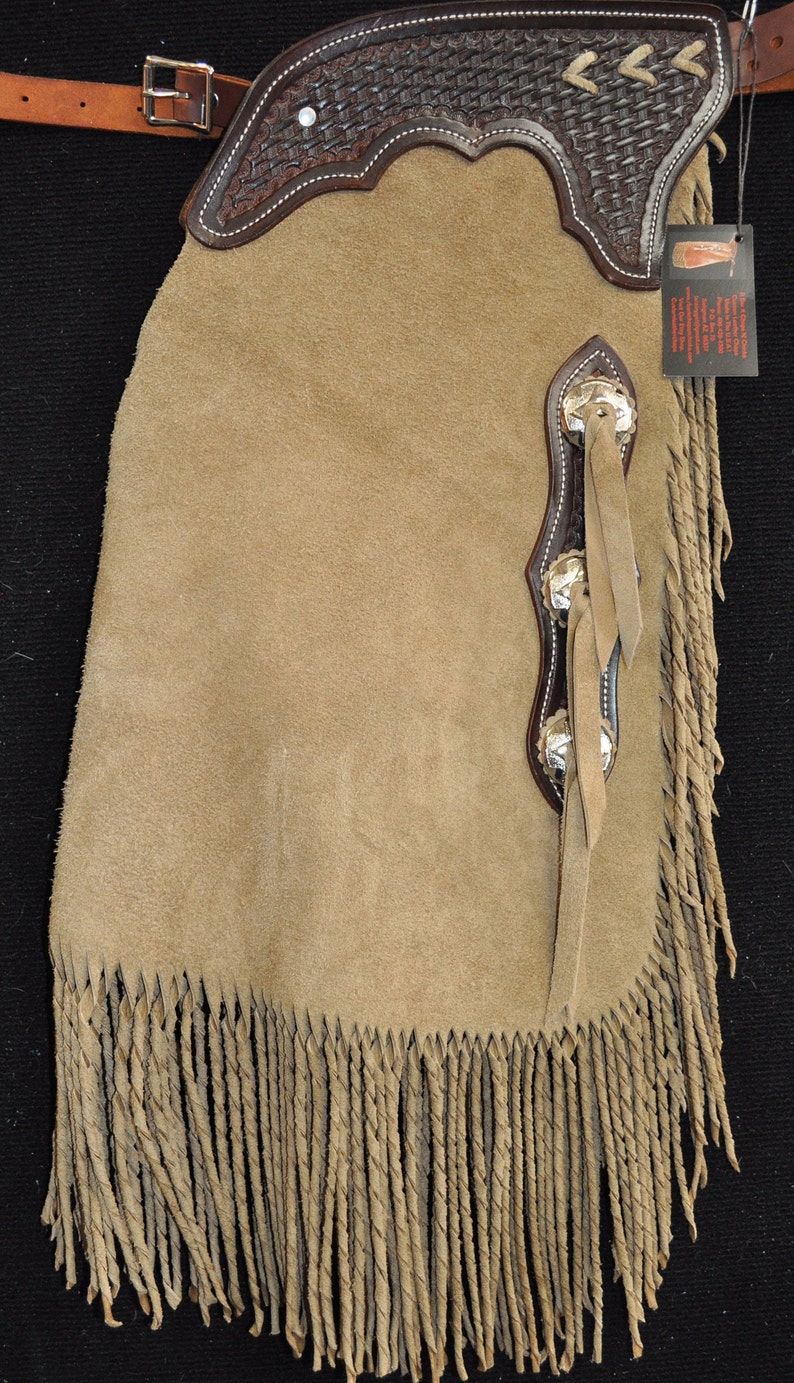 Custom Made Leather Chinks/new Chaps/rough Out/r Bar K - Etsy
