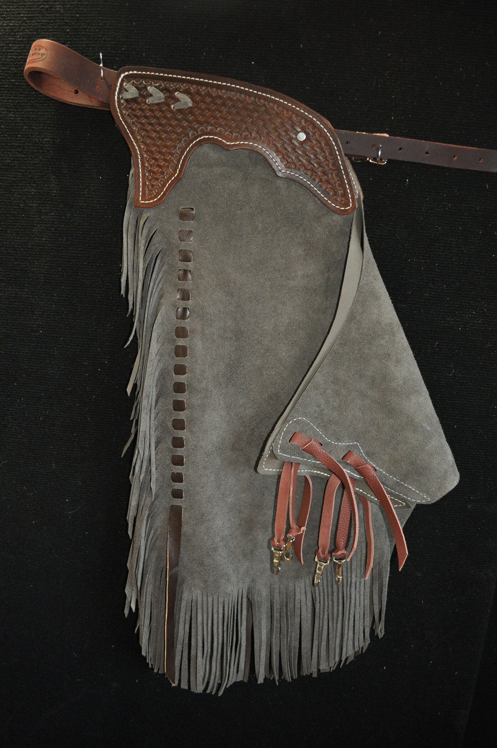 Custom Made Leather Chinks/new Chaps/rough Out/r Bar K - Etsy