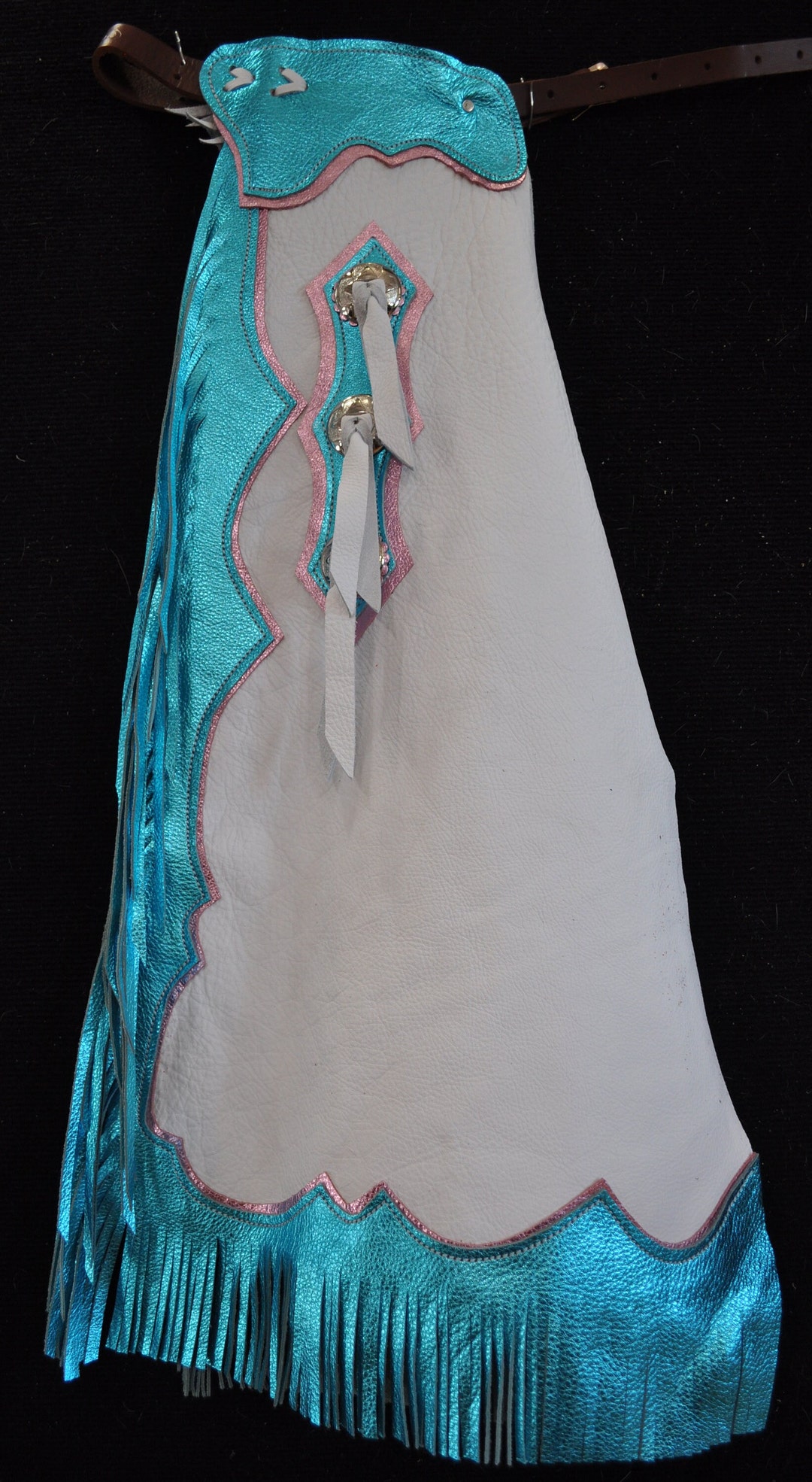 Custom Made Kid's Chaps/ New/ Custom Leather/ Rodeo Chaps/r Bar K - Etsy