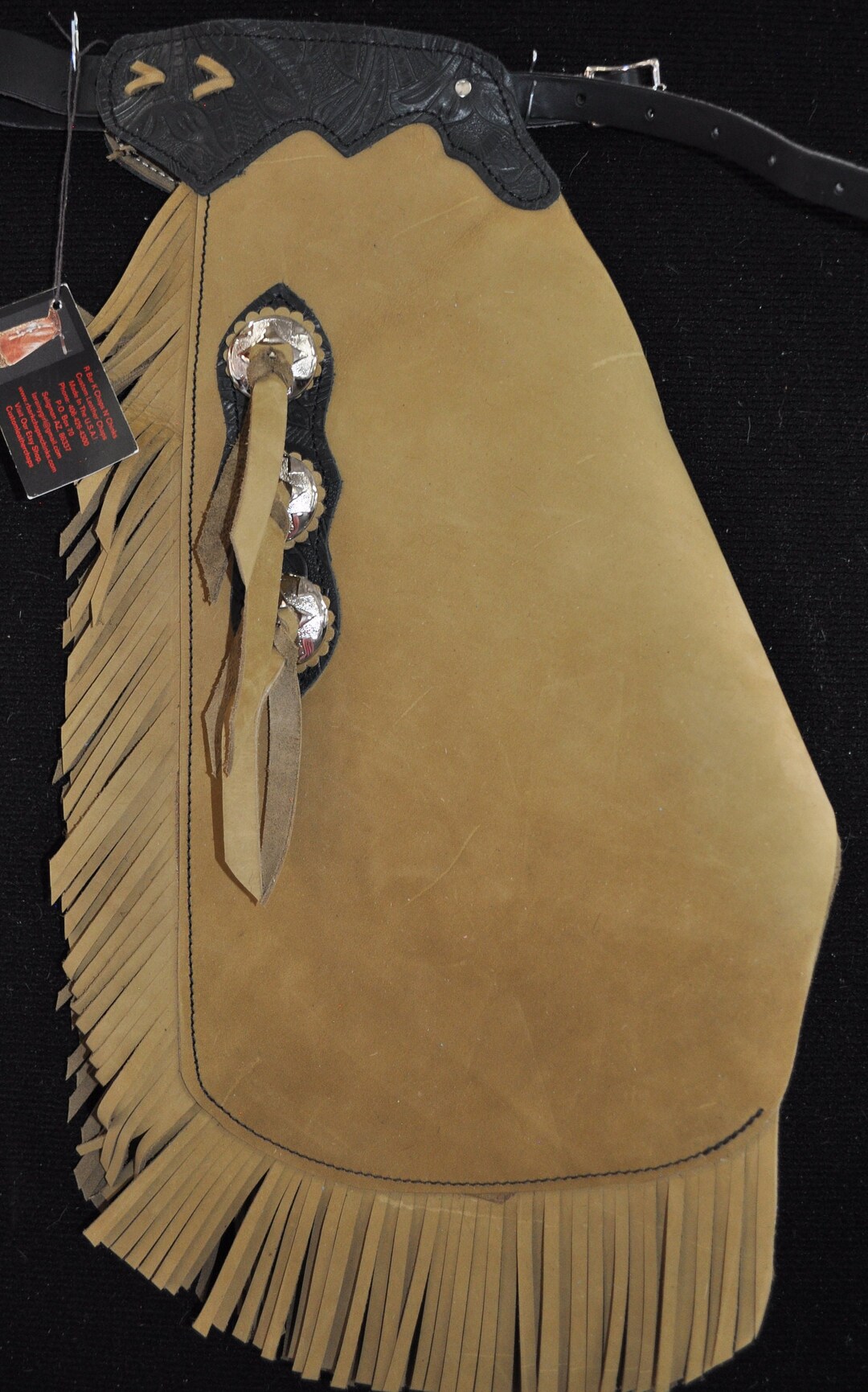 In Stock Now! Size 9/10/custom Made Leather Kids Work Chinks/r Bar K - Etsy