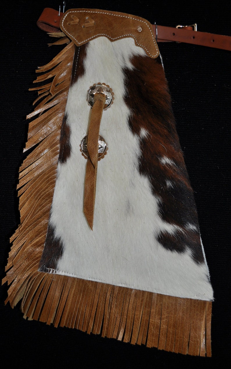 Custom Made Hair on Hide Kid's/ Toddler/ Youth Chaps and Vest Set/ R ...