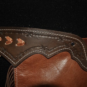 Custom Made Batwing Leather Chaps/new/r Bar K - Etsy