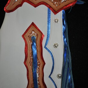 Custom Made Rodeo Chaps/ New/ Custom Leather /R Bar K - Etsy