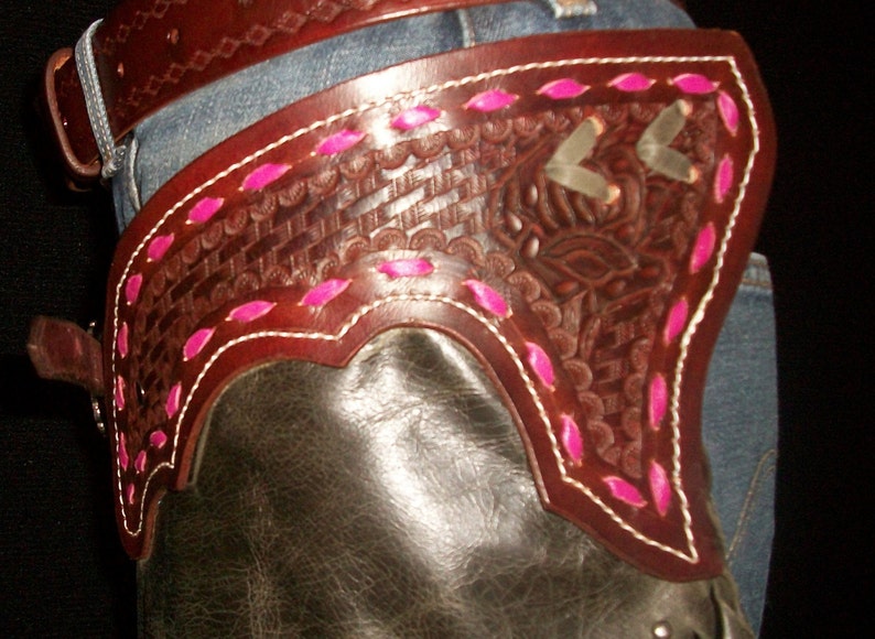 Custom Made Leather Chinks/new Chaps/distressed/ Buck - Etsy