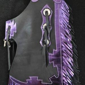 Custom Made Kid's Bronc/bull Riding Chaps/ New/ Custom Leather/ Rodeo ...