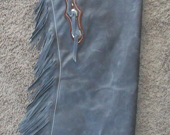 Custom Made Batwing Leather Chaps/new/r Bar K | Etsy