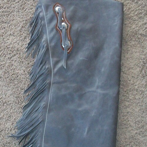 Custom Made Batwing Leather Chaps/new/r Bar K - Etsy