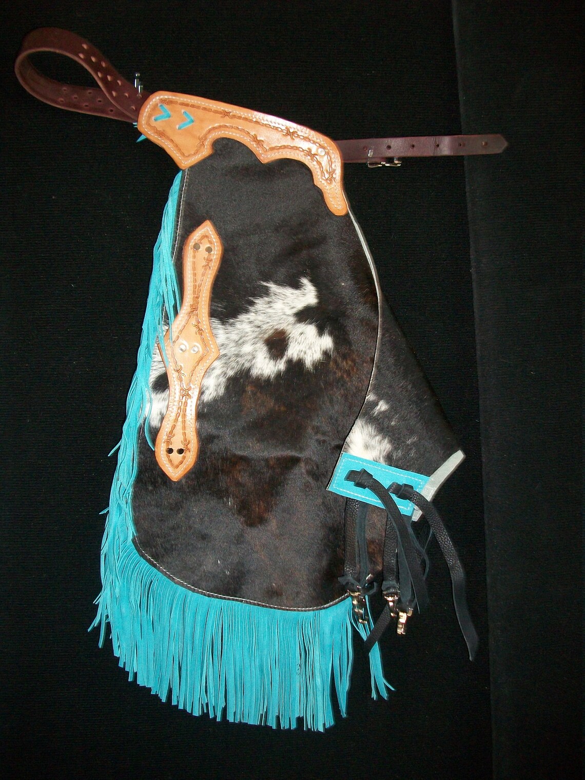Custom Made Leather Chinks/new Chaps/ Hair on - Etsy