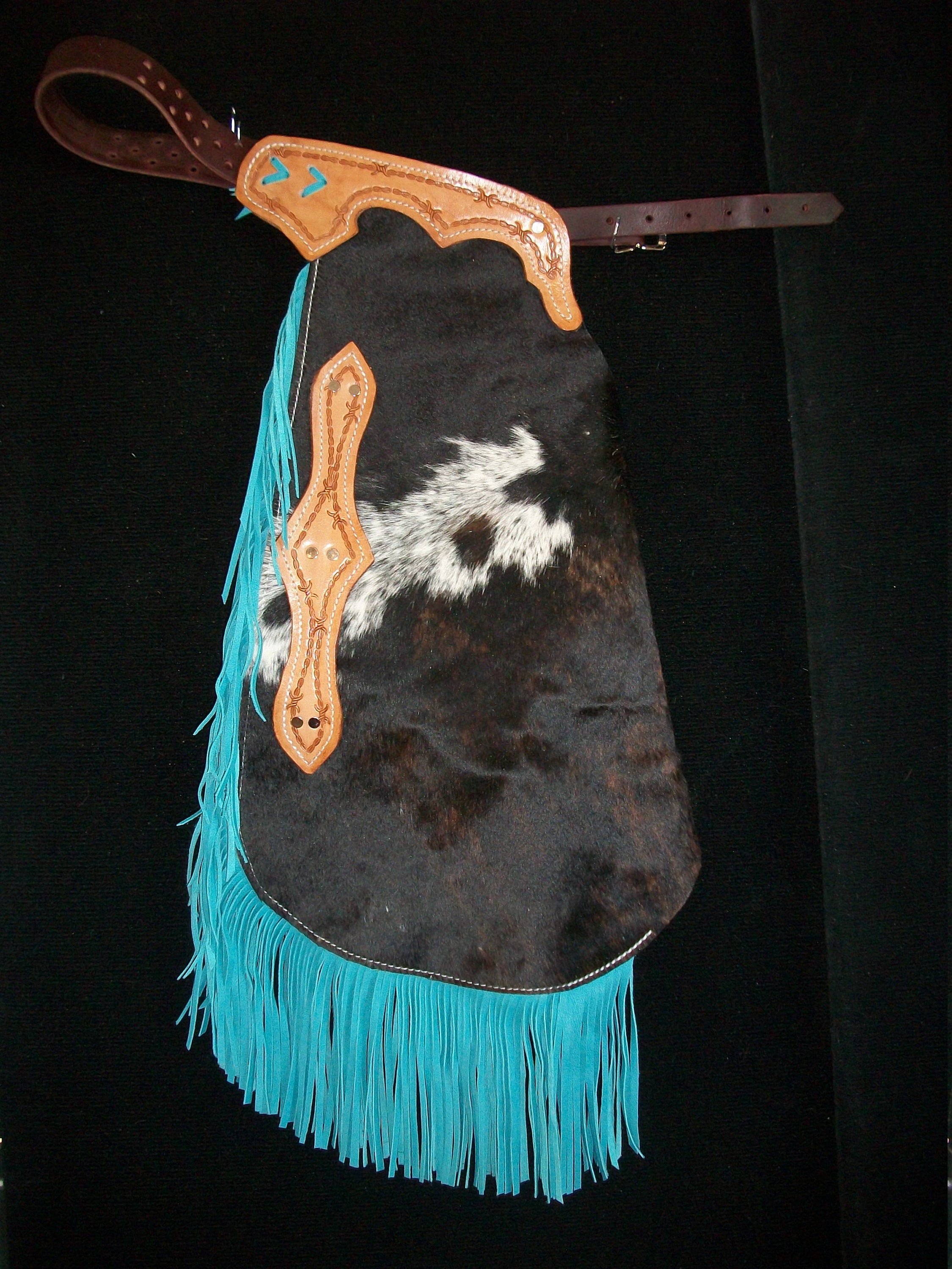 Custom Made Leather Chinks/new Chaps/ Hair on - Etsy