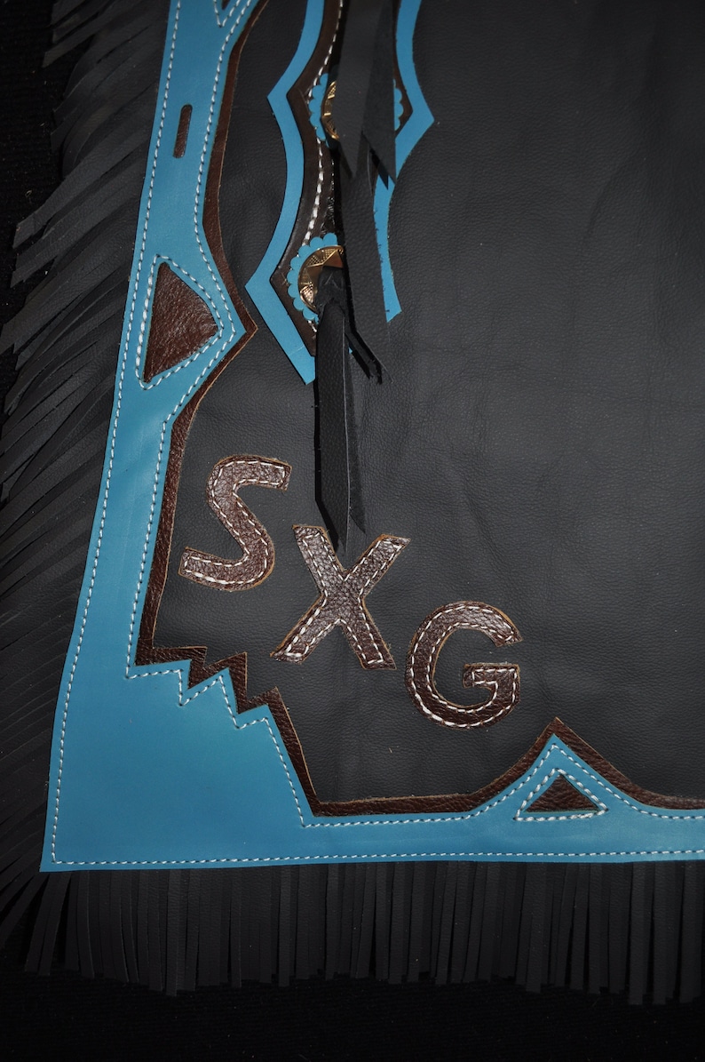 Custom Made Kid's Bronc/bull Riding Chaps/ New/ Custom - Etsy