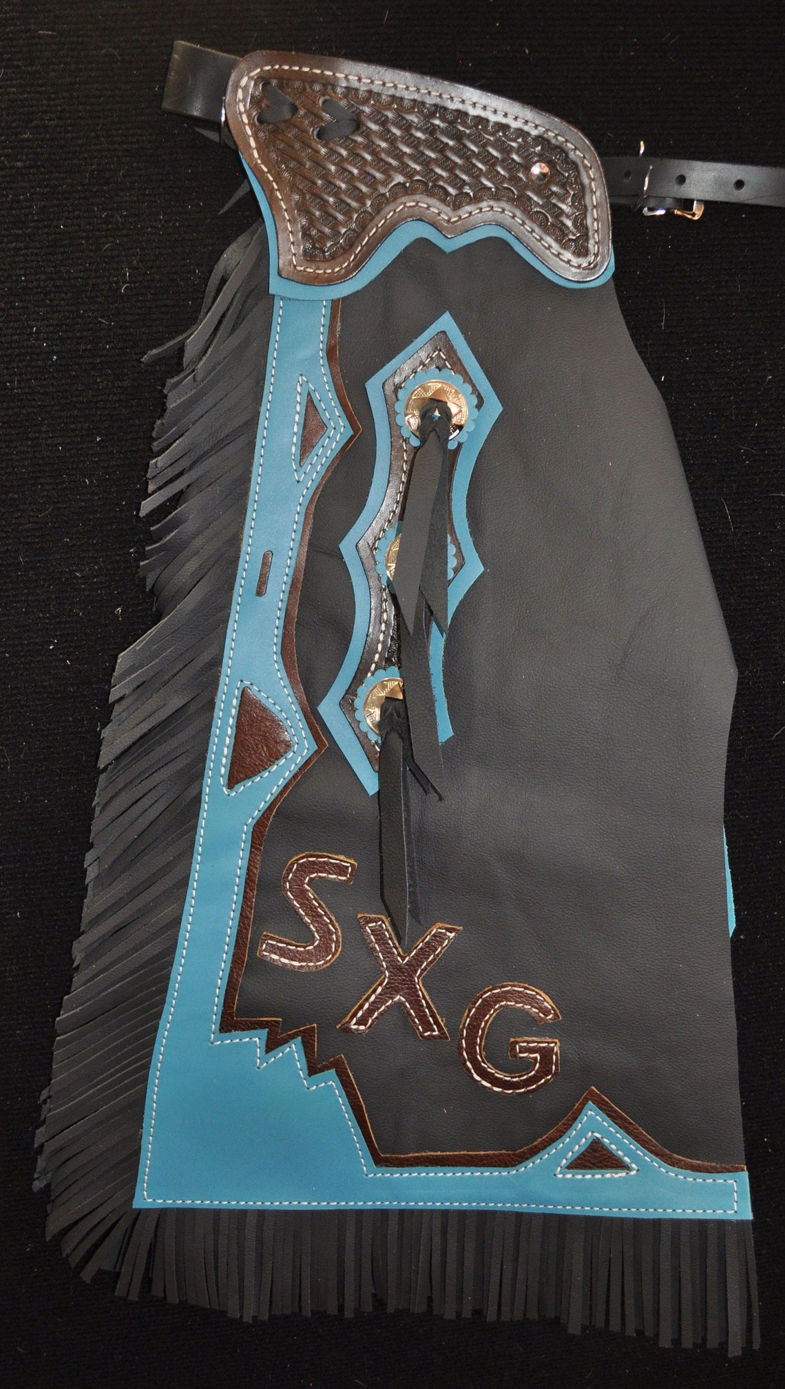 Custom Made Kid's Bronc/bull Riding Chaps/ New/ Custom - Etsy