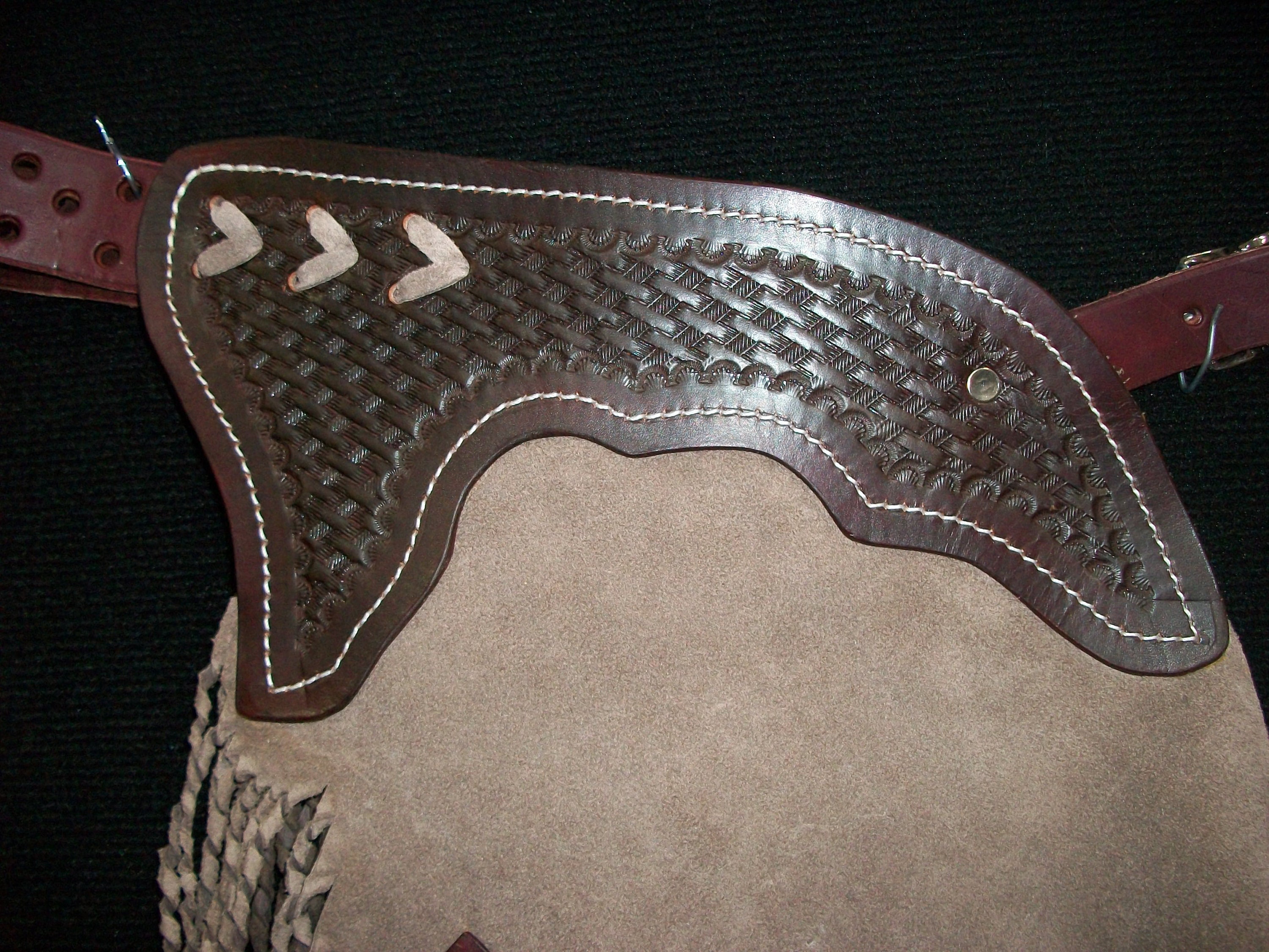 Custom Made Leather Chinks/new Chaps/rough Out/r Bar K | Etsy