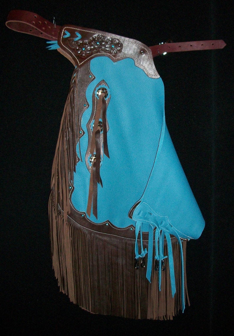 Custom Made Leather Chinks/new Chaps/ Floral Carved/ - Etsy