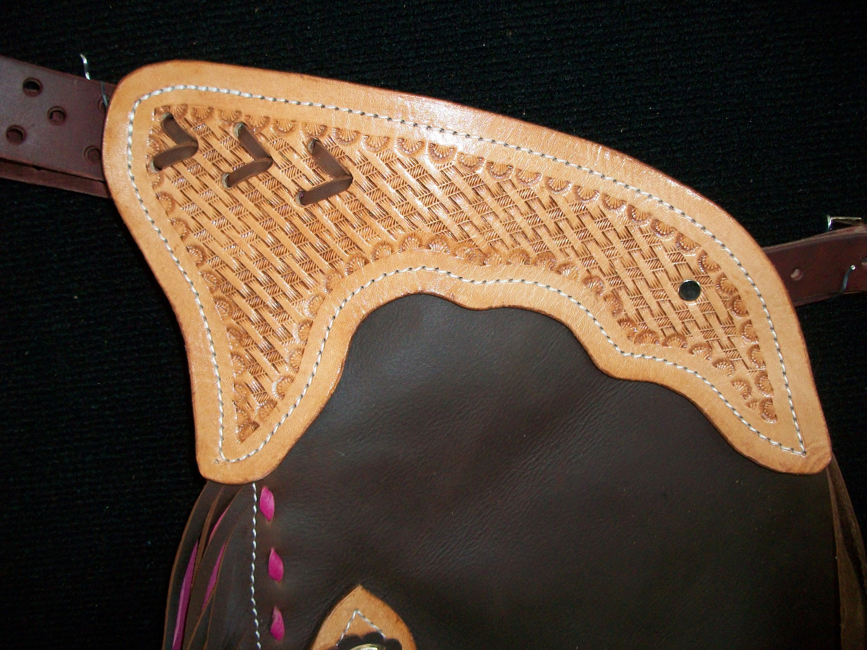 Custom Made Leather Chinks/new Chaps/pink/r Bar K | Etsy