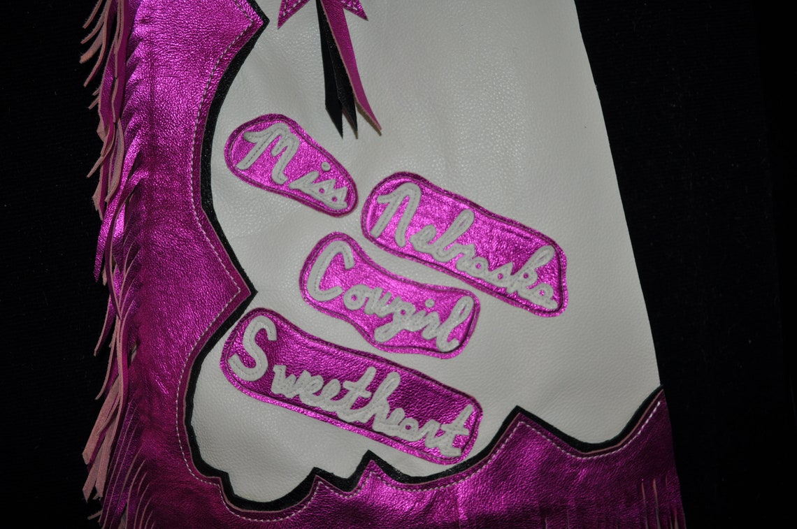 Custom Made Rodeo Royalty Chaps/ New/ Custom Leather/ Pink | Etsy