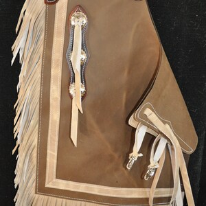Custom Made Leather Chinks/new Chaps/r Bar K - Etsy