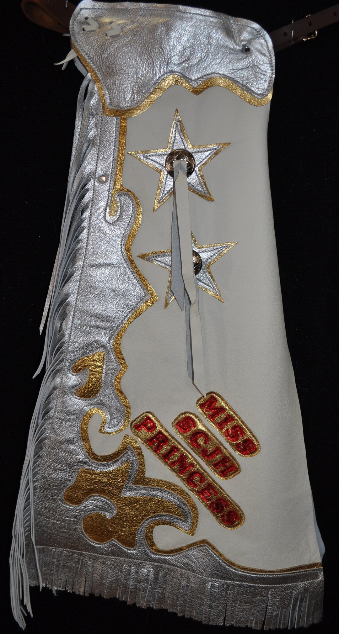 Custom Made Kid's Rodeo Princess Chaps/ New/ Custom Leather/rodeo ...