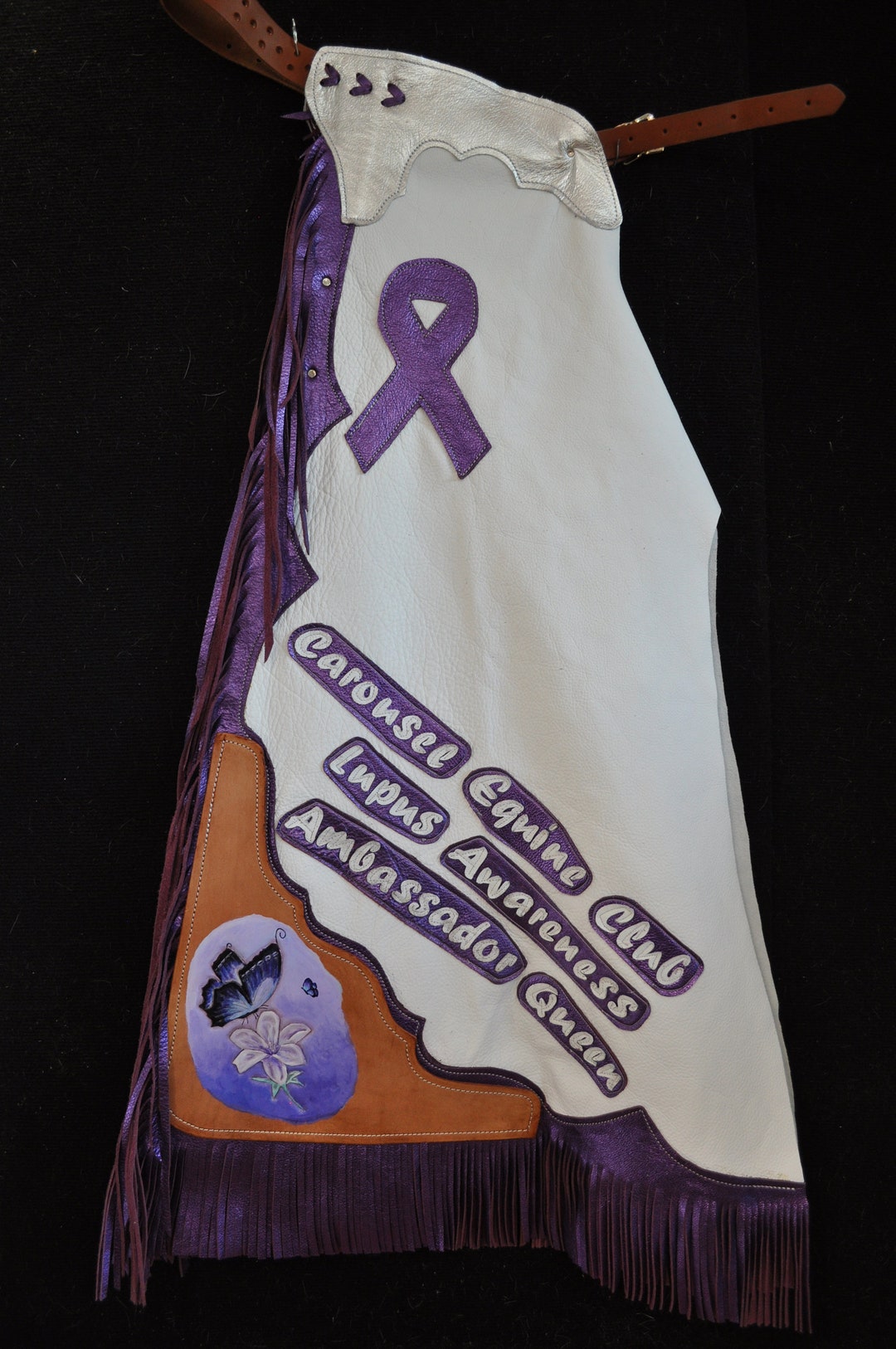 Custom Made Rodeo Royalty Chaps/ New/ Custom Leather /R Bar K - Etsy