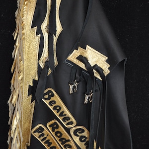 Custom Made Rodeo Royalty Chaps/ New/ Custom Leather/ Rodeo Chaps/r Bar ...
