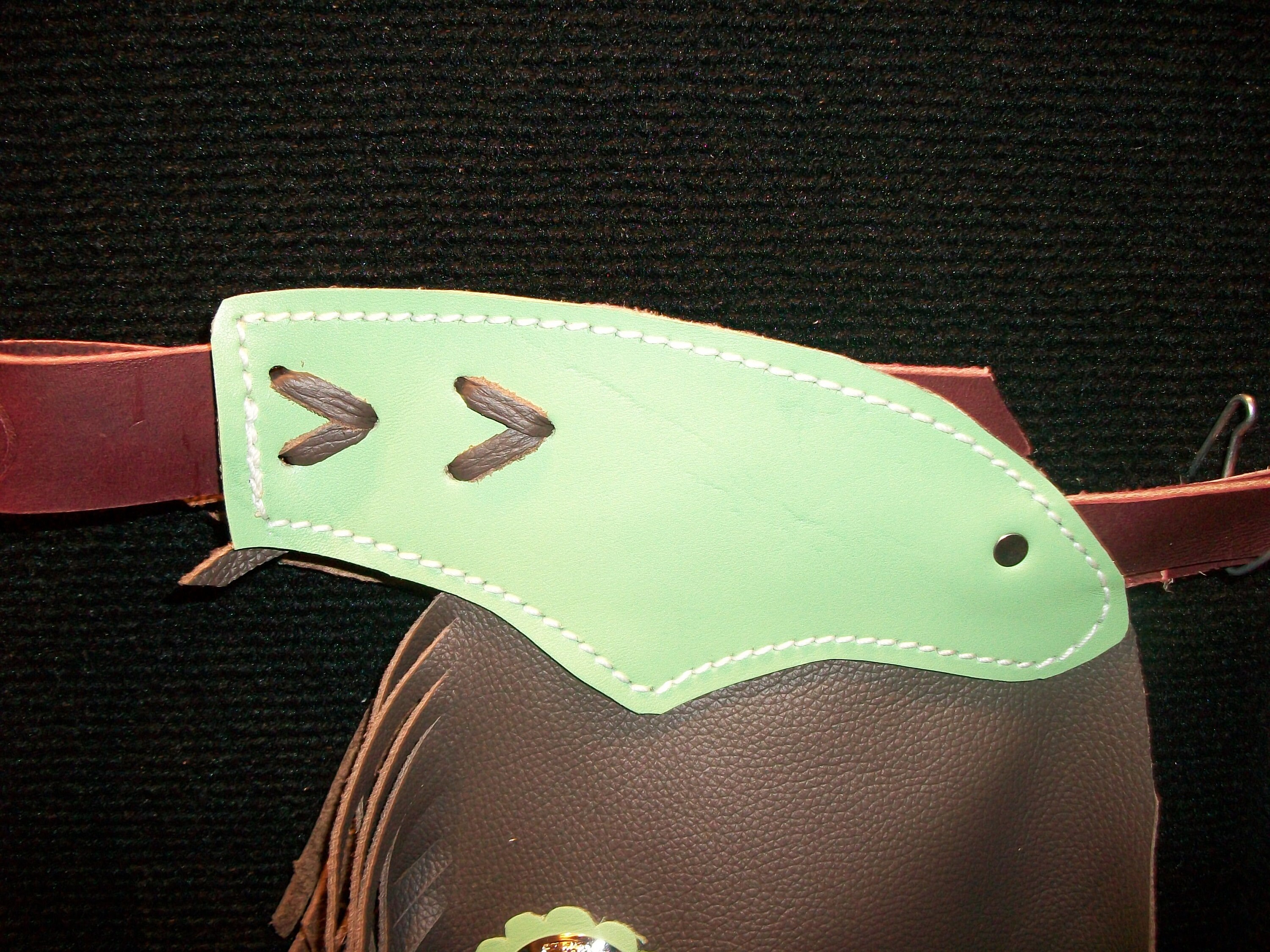 Custom Made Leather Kid's/toddler/youth Chinks/new/r Bar K | Etsy