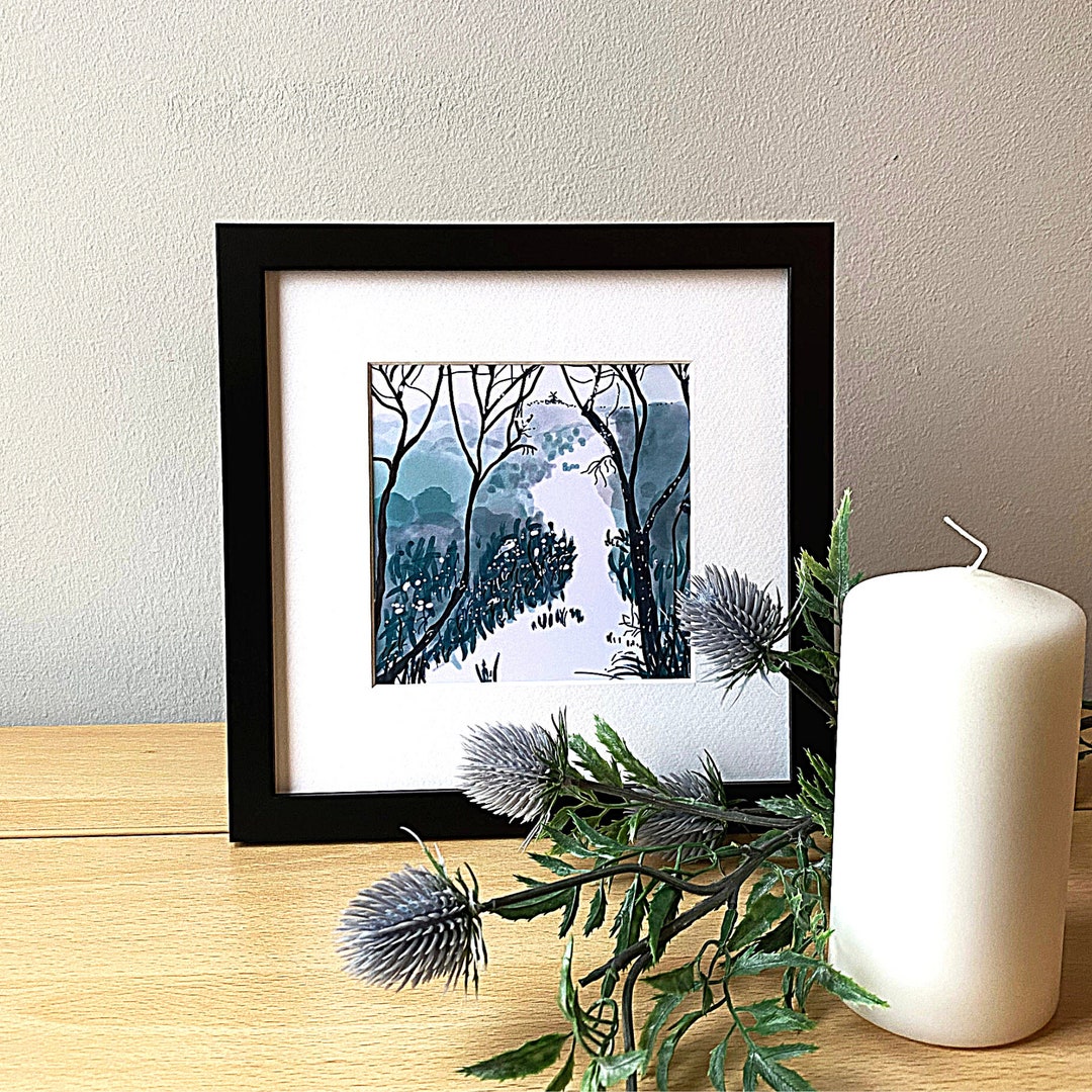 Small Frame Print, 8 X 8 Framed Art Print, Christmas Gift, - Etsy UK