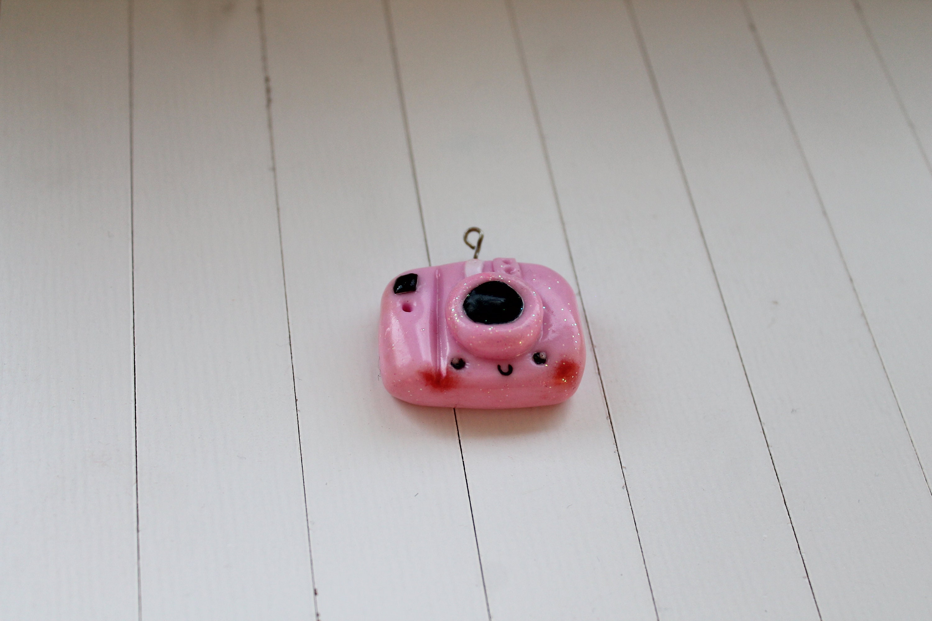 Kawaii Camera Polymer Clay Charm Camera Keychain Cute Fimo | Etsy