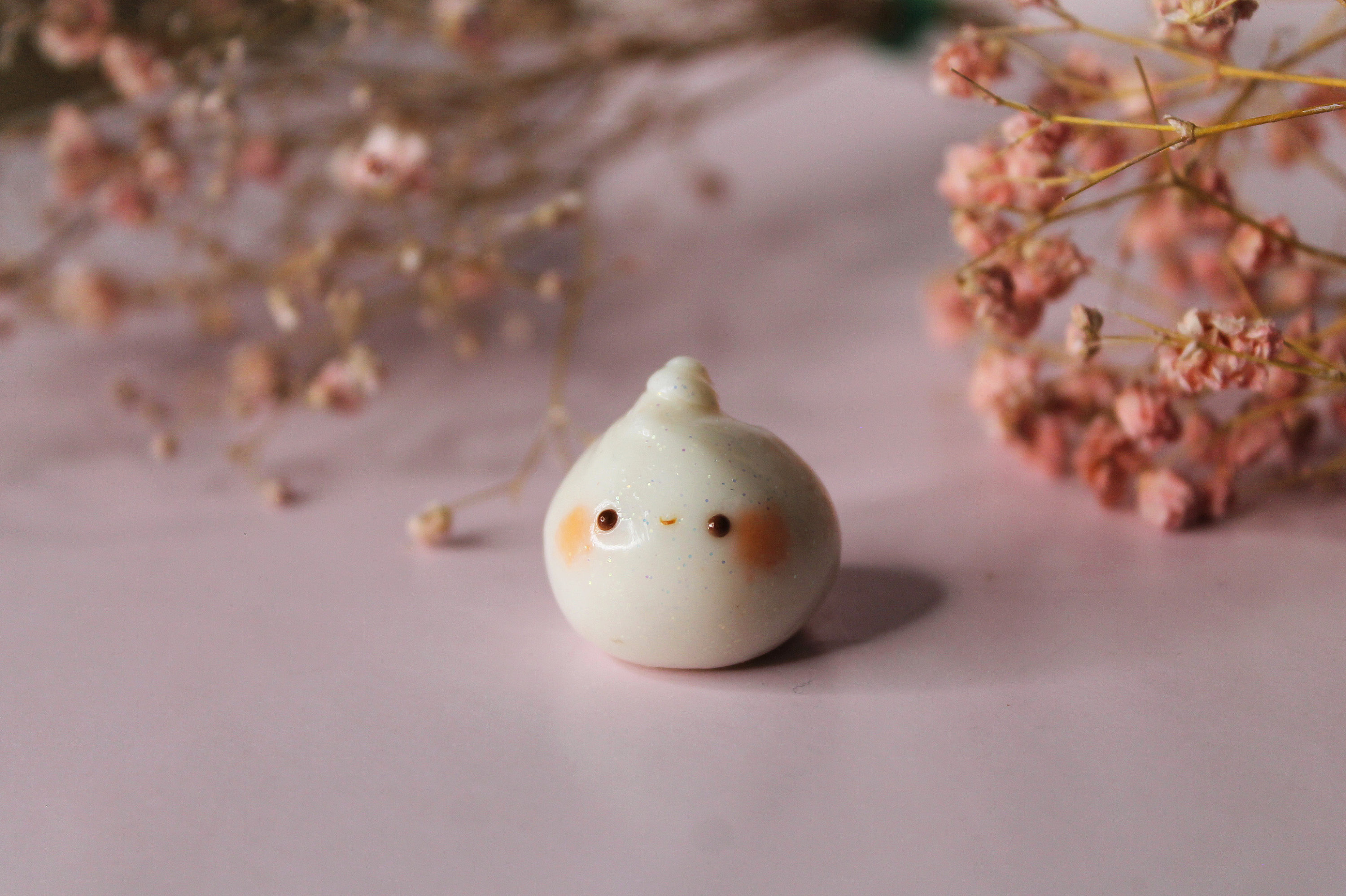 Kawaii Dumpling Polymer Clay Charms Keychain Cute Dim Sum | Etsy