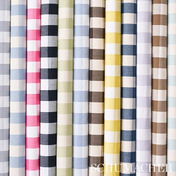 Check Fabric - Etsy