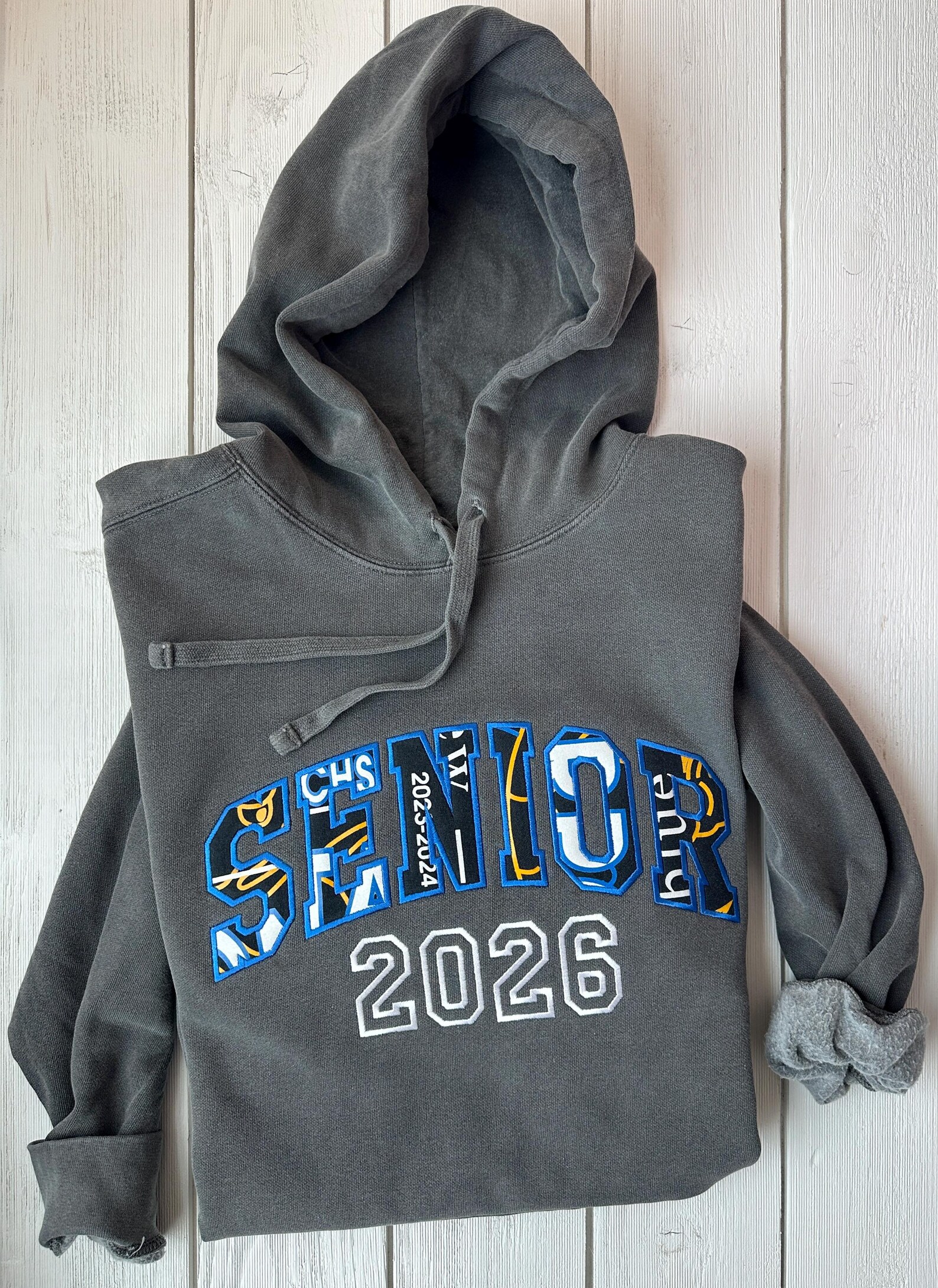 Personalized Senior 2026 Keepsake Hoodie: Embroidered Class Sweatshirt ...