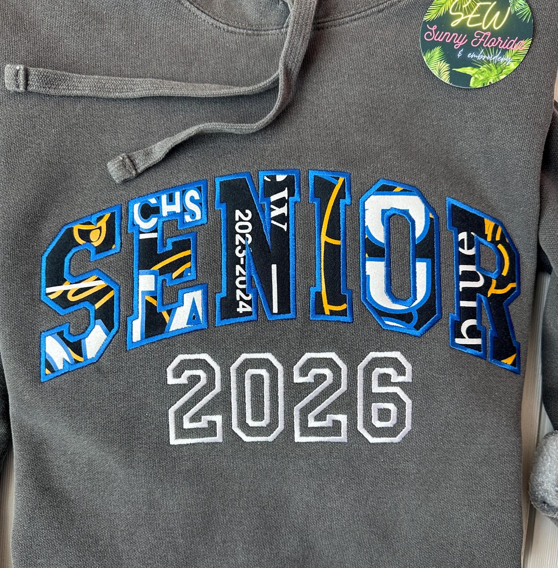 Personalized Senior 2026 Keepsake Hoodie: Embroidered Class Sweatshirt ...