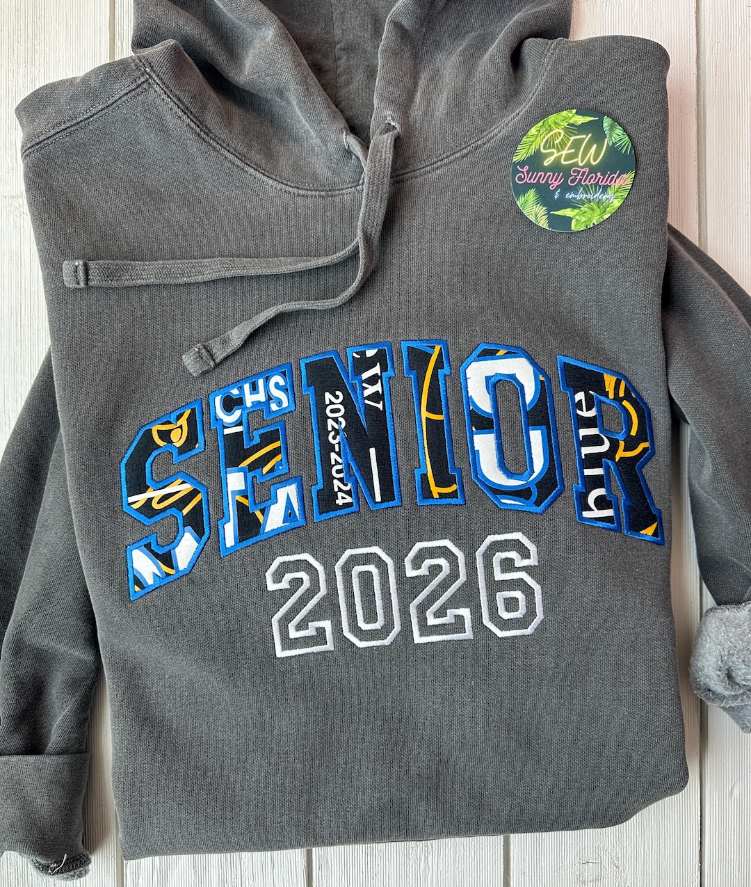 Personalized Senior 2026 Keepsake Hoodie: Embroidered Class Sweatshirt ...