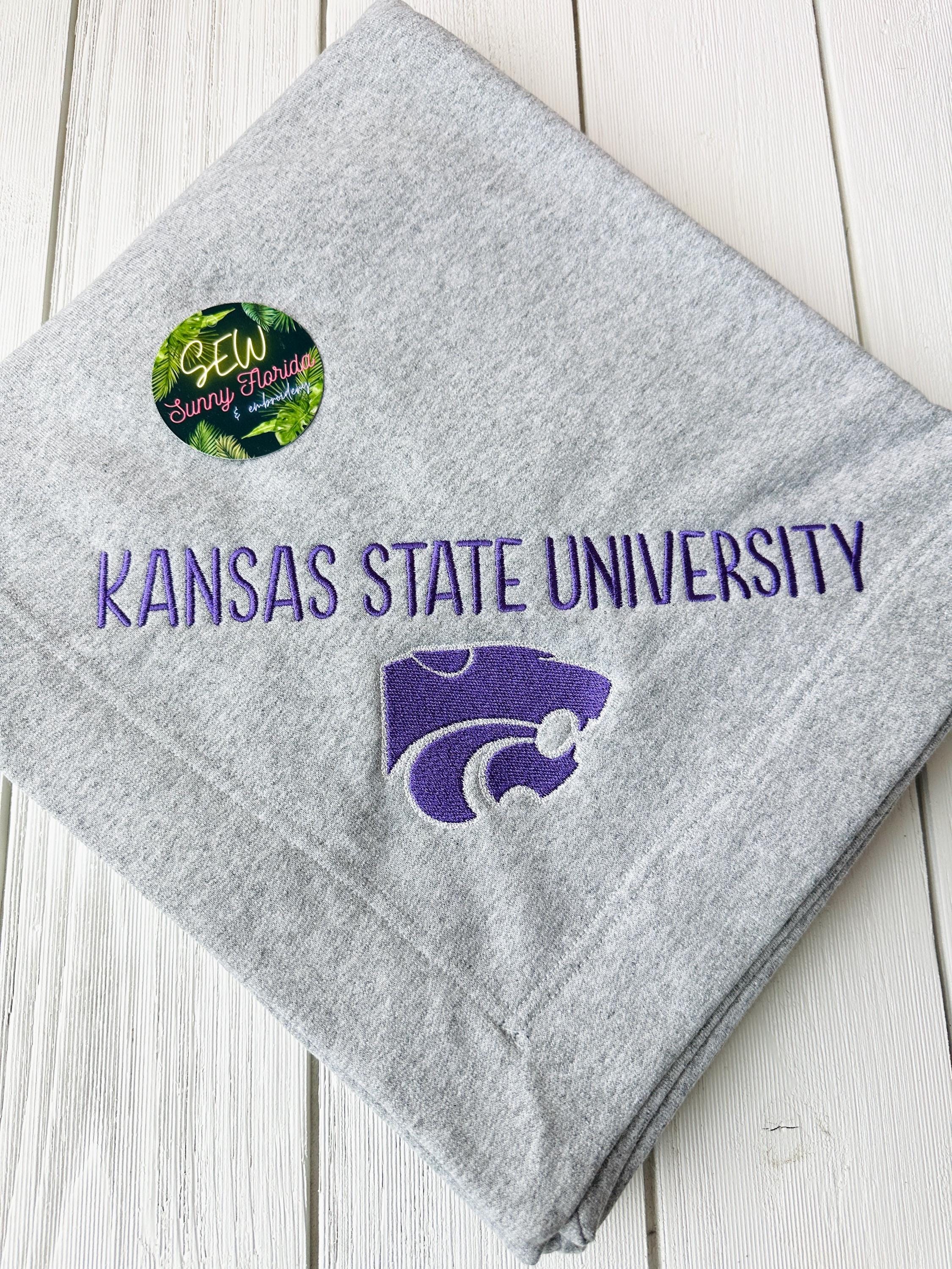 Custom Embroidered College Blanket, Personalized Stadium Throw - Etsy