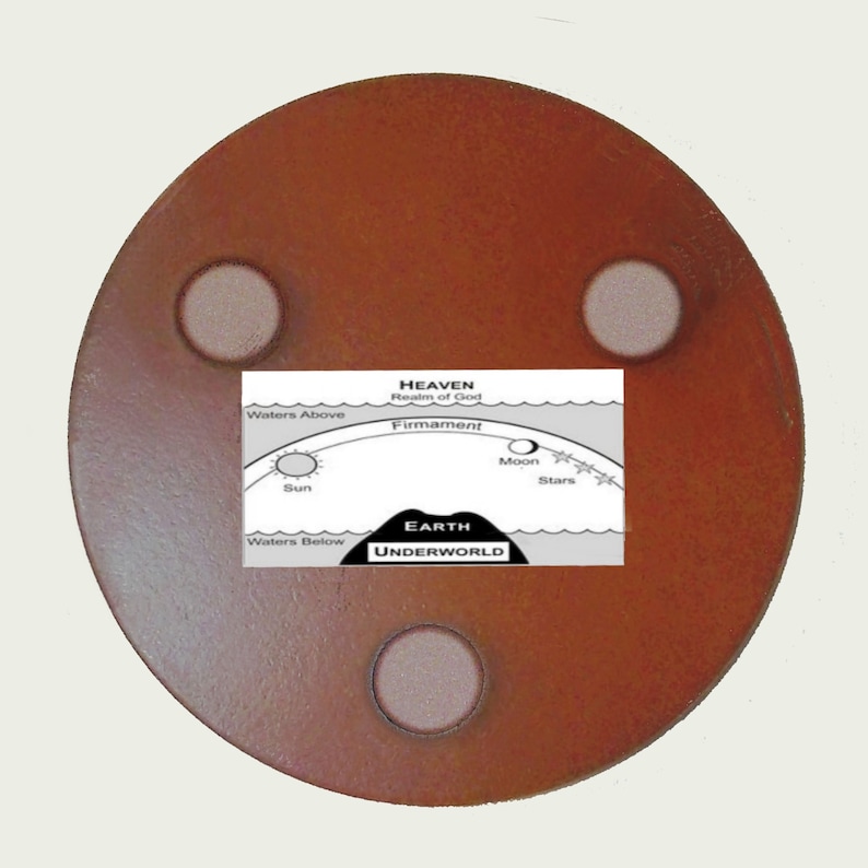 Flat Earth Map Dome Display Model Wood Base Acrylic Dome - Etsy