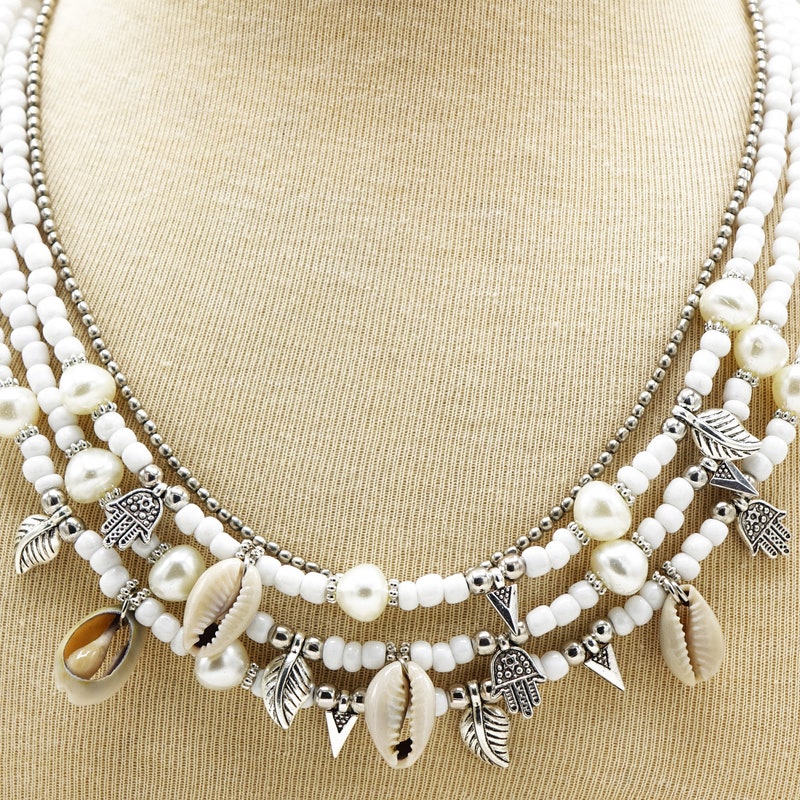 Cowrie Shell Necklace - Etsy