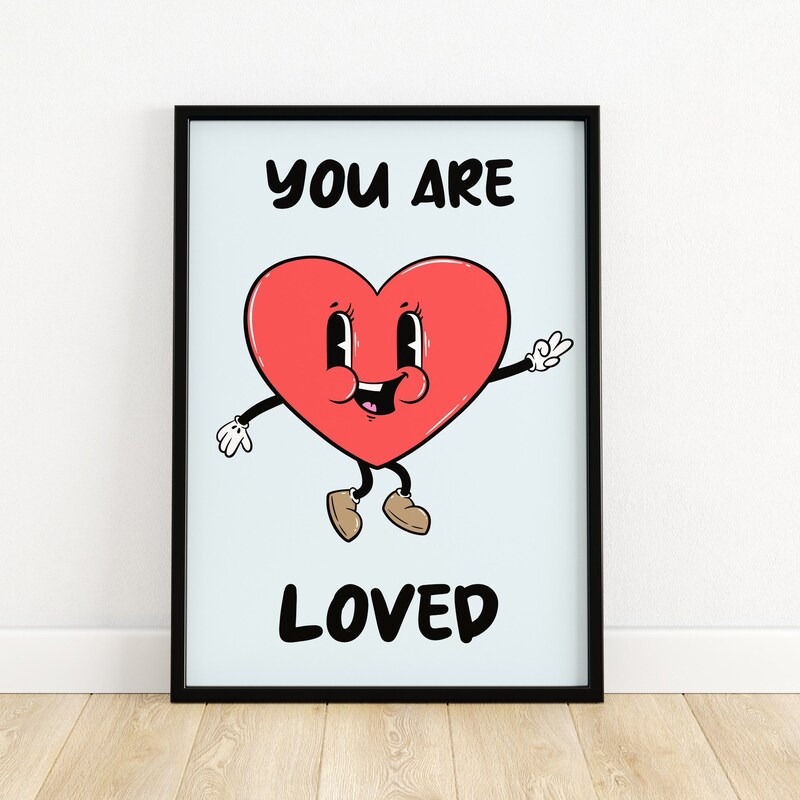 You Are Loved Print - Etsy UK
