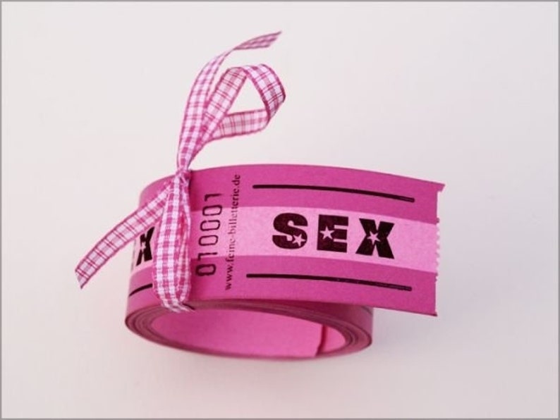 Lucky Tickets Sex Roll Of 100 Etsy