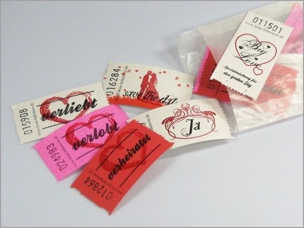 Lucky Tickets Set BIG LOVE 25 Tickets - Etsy