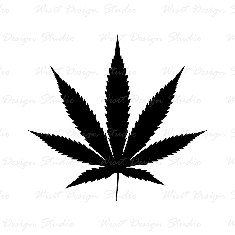 Pot leaf SVG Download Svg Design Cricut files SVG files for | Etsy