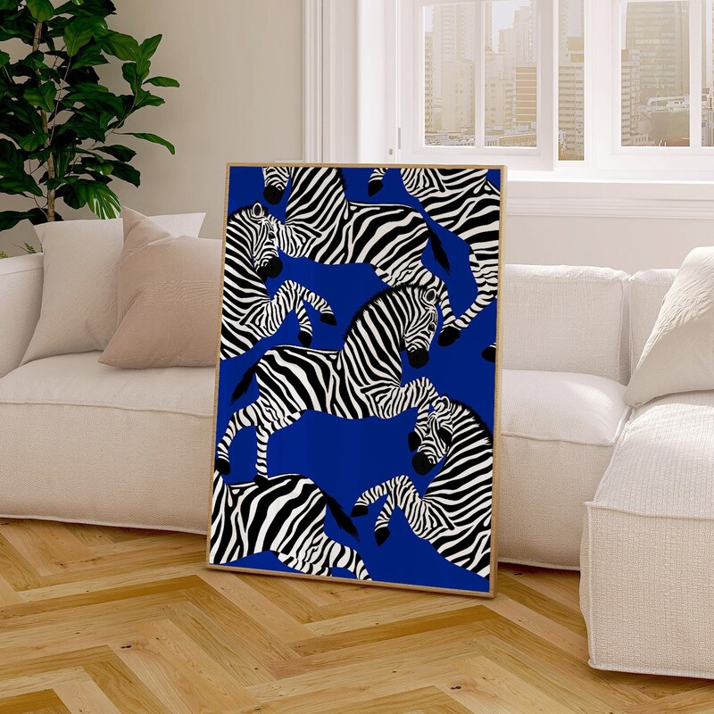 Zebra Room Decor - Etsy