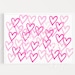 Pink Preppy Heart Wall Art Pink Abstract Art Printable Wall - Etsy