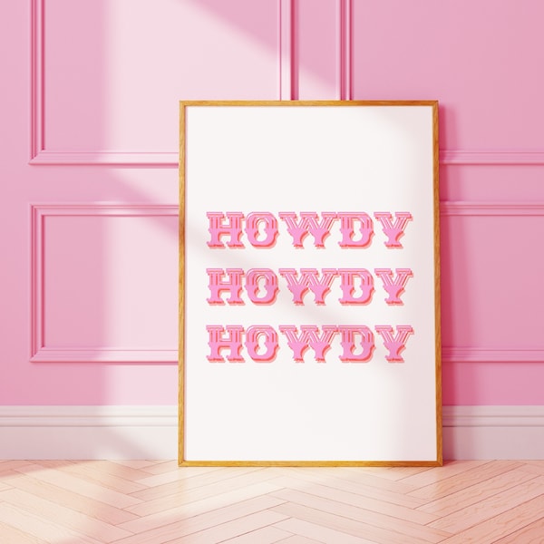 Printable Howdy Sign - Etsy
