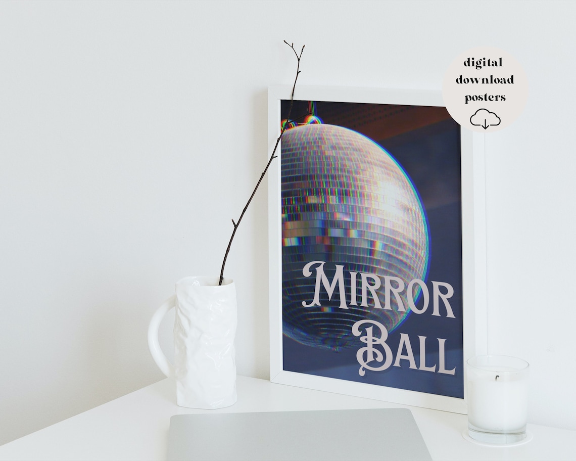 Mirrorball Taylor Song Prints, Folklore Album Art, Taylor Wall Art ...