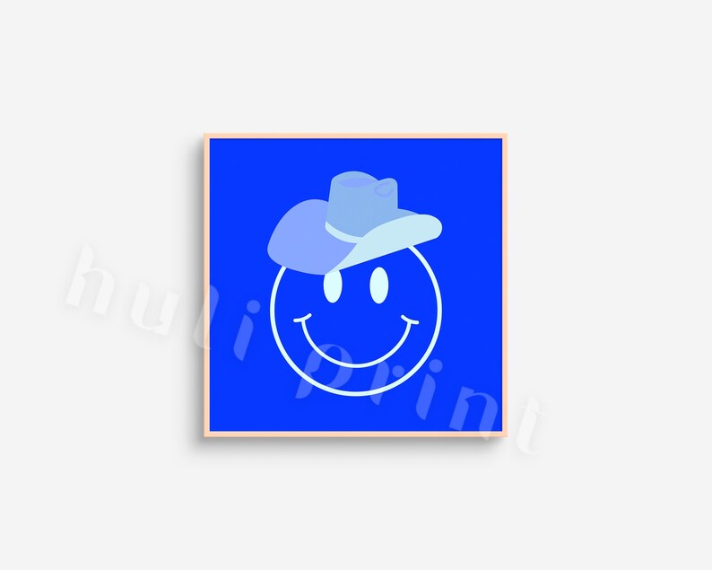 Blue Preppy Wall Art Set of 9 Wall Art Pack for Dorm Hearts - Etsy