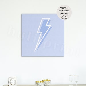 Blue Preppy Wall Art Set of 9, Hearts Poster, Pastel Preppy Room Decor ...