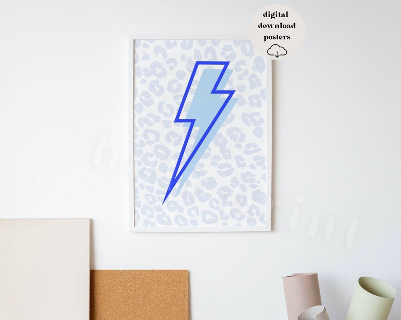 Blue Wall Collage Pack Preppy Wall Art Set of 10 Gallery - Etsy